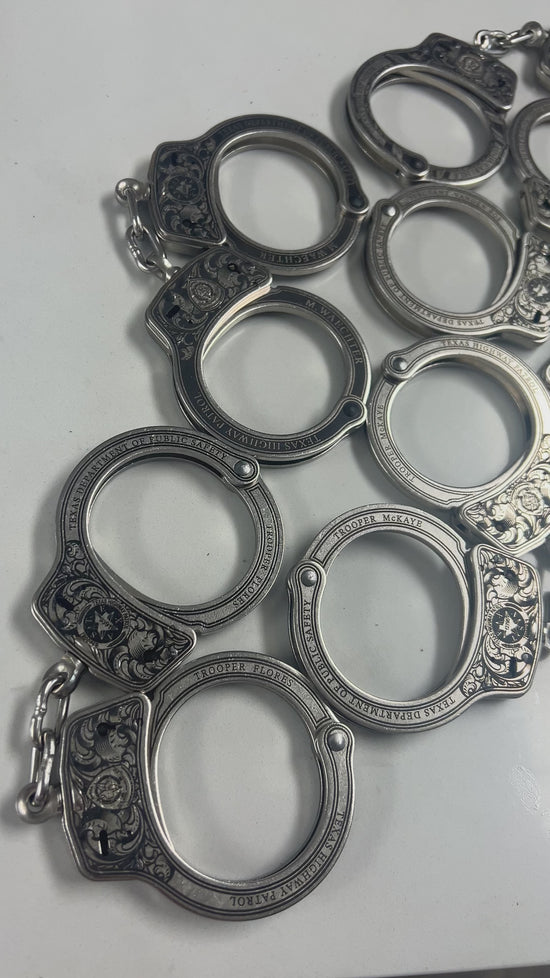Engraved Handcuffs - Design 4 – Salt and Pepper Designs Co