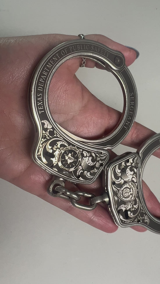 Engraved Handcuffs - Design 4 – Salt and Pepper Designs Co