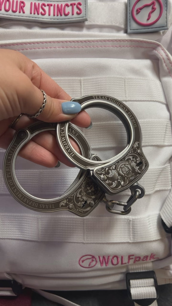 Engraved Handcuffs - Design 4 – Salt and Pepper Designs Co